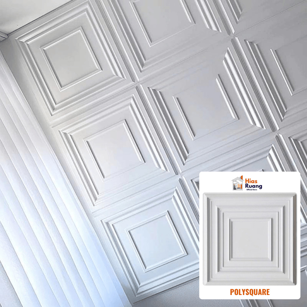 Jual [12 Motif] 3D Wallpanel Dinding PVC 50x50 cm Solid Wallpaper ...