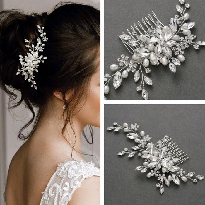 Jual Sirkam Hiasan Rambut Aksesoris Sanggul Wedding Pengantin Aksen ...