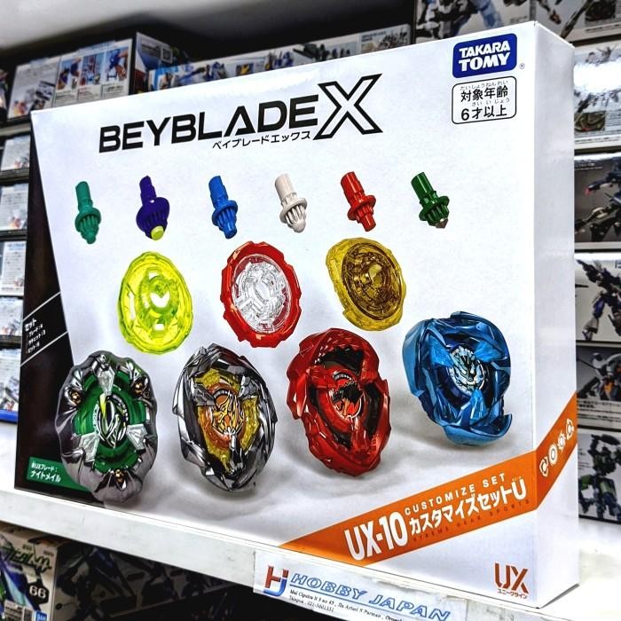 Jual Miliki Beyblade X Ux-10 Customize Set U - 6pcs | Shopee Indonesia