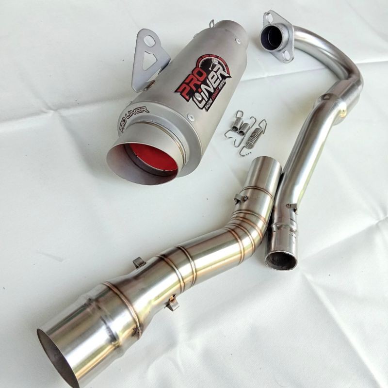 Jual Knalpot racing Proliner tr1 fullset Klx 150 Crf 150l dtracker 150 ...