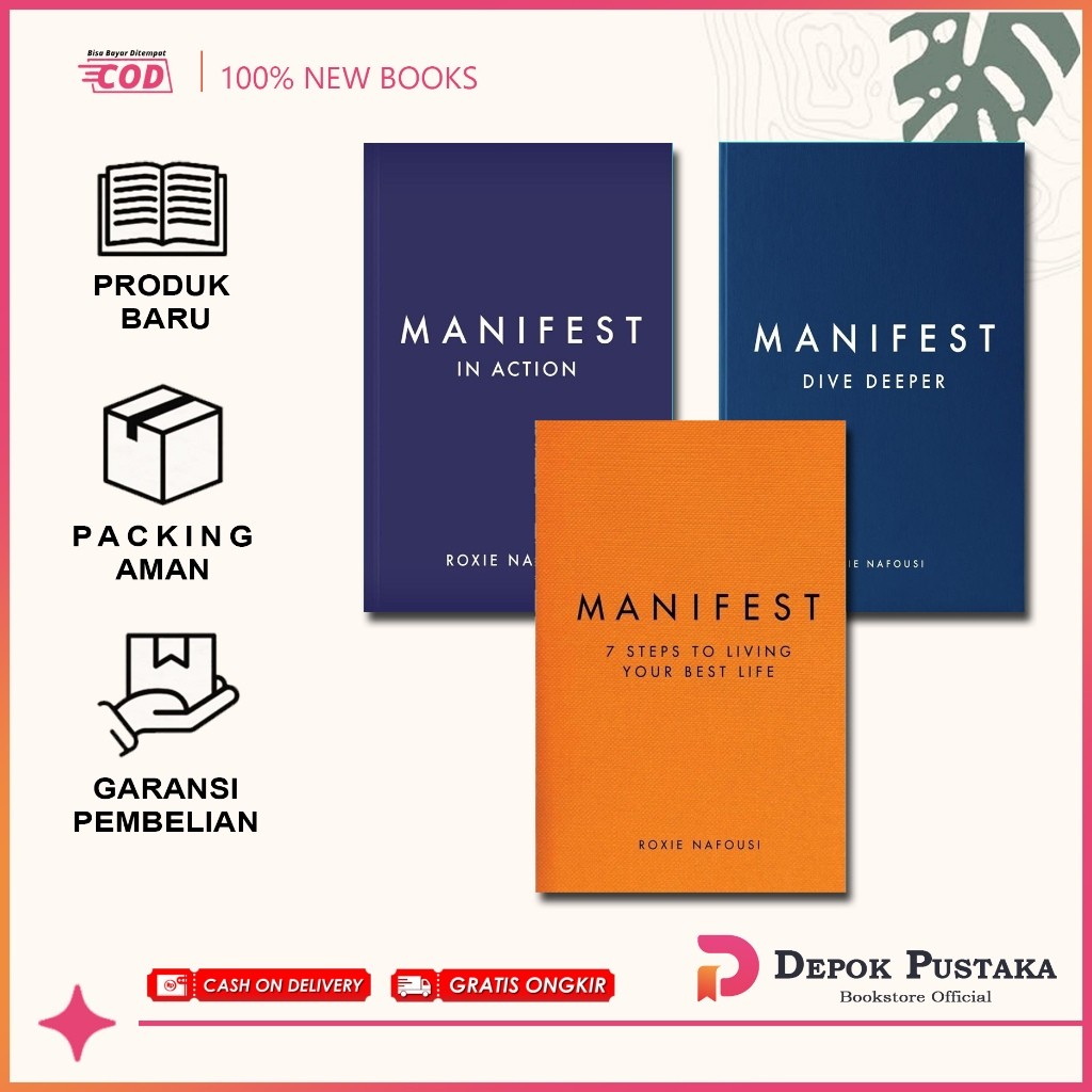 Jual Manifest : 7 Steps to Living Your Best Life | Manifest in Action | Manifest in Dive Deeper ...