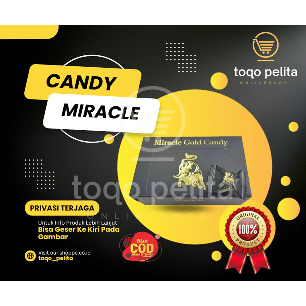 Jual Mirakel Terbaru Miracle Gold Candy Permen Miracle Original isi 30 ...