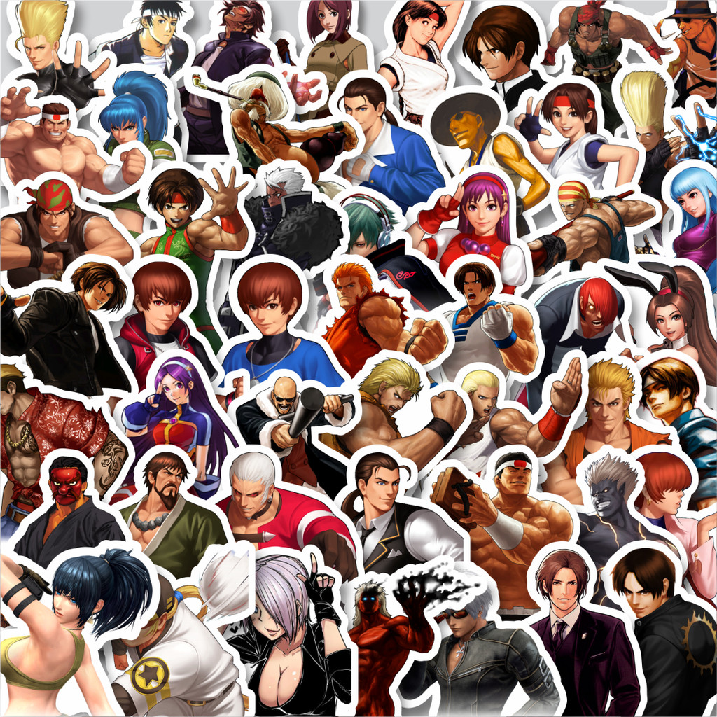 Jual Stiker Cutting Pack Stiker Game Series King Of Fighter Character ...