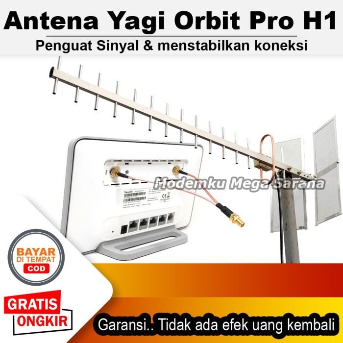 Jual Antena Penguat Sinyal Telkomsel Orbit Pro H1 Orbit Max H2 Modem ...