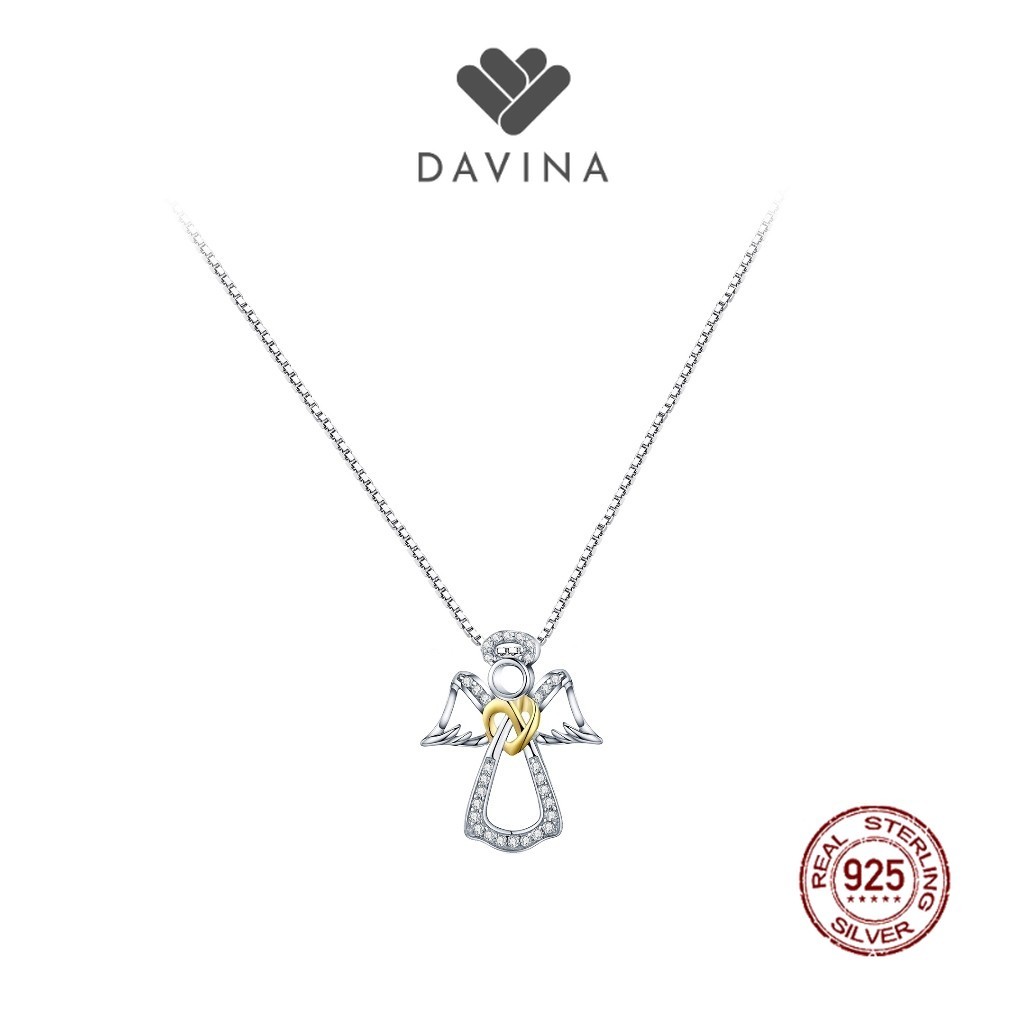 Jual DAVINA Ladies Angel Necklace Sterling Silver 925 - Kalung Wanita ...
