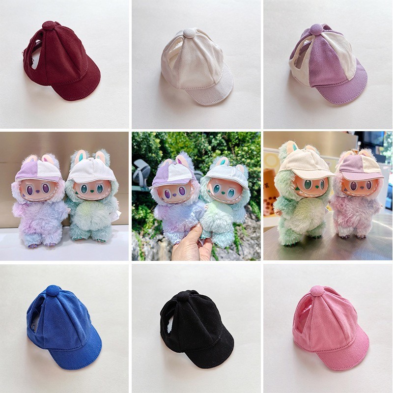 Jual 17cm Labubu Baseball Cap - Cute Doll Hat for 1/2/3 Gen Labubu ...
