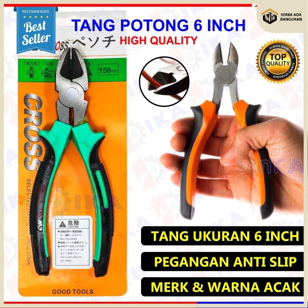 Jual SAB Tang Potong Kabel / Tang Lancip Jepit Buaya 6" - Dexpro Tang ...