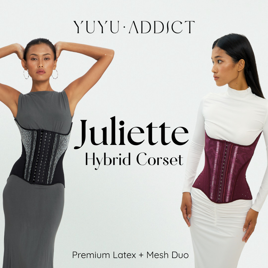 Jual YUYUADDICT - Juliette Hybrid Mesh x Latex Corset | Shopee Indonesia