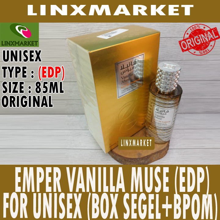 Jual EMPER VANILLA MUSE FOR UNISEX EDP 85ML (BOX SEGEL + BPOM) | Shopee ...