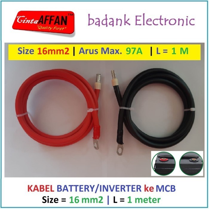 Jual DS99 Kabel 16 mm2 Inverter / Battery ke MCB / SCC Panel Surya L ...
