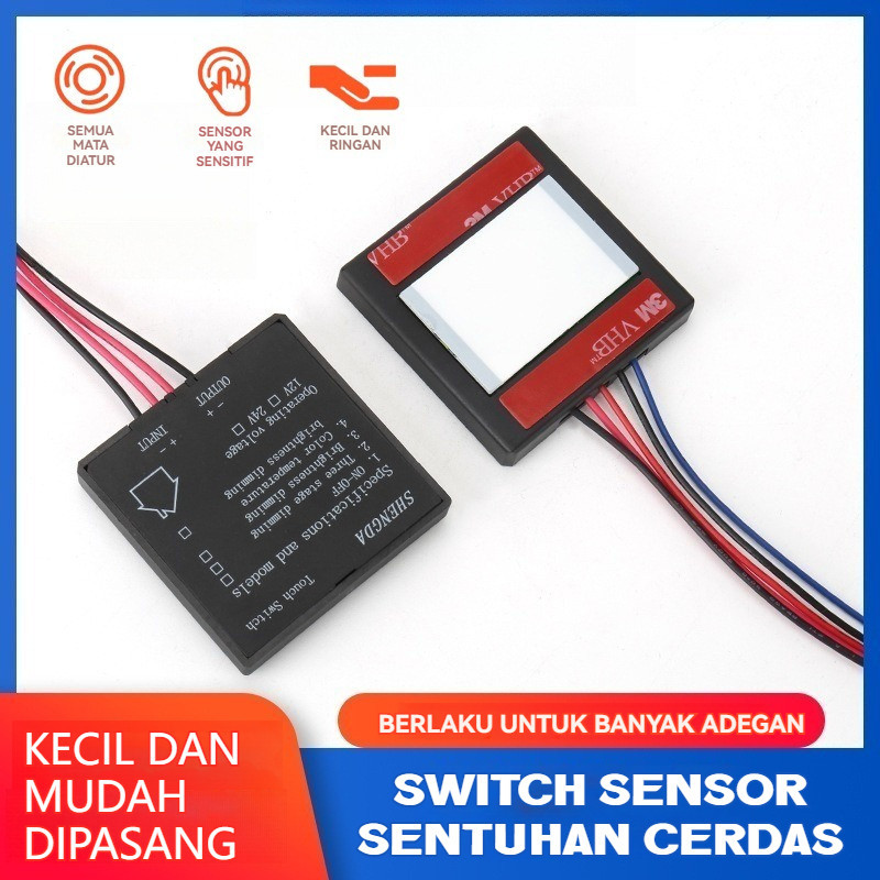 Jual Saklar Sensor Sentuh 5-12V Untuk Lampu LED Cermin Kamar Mandi ...