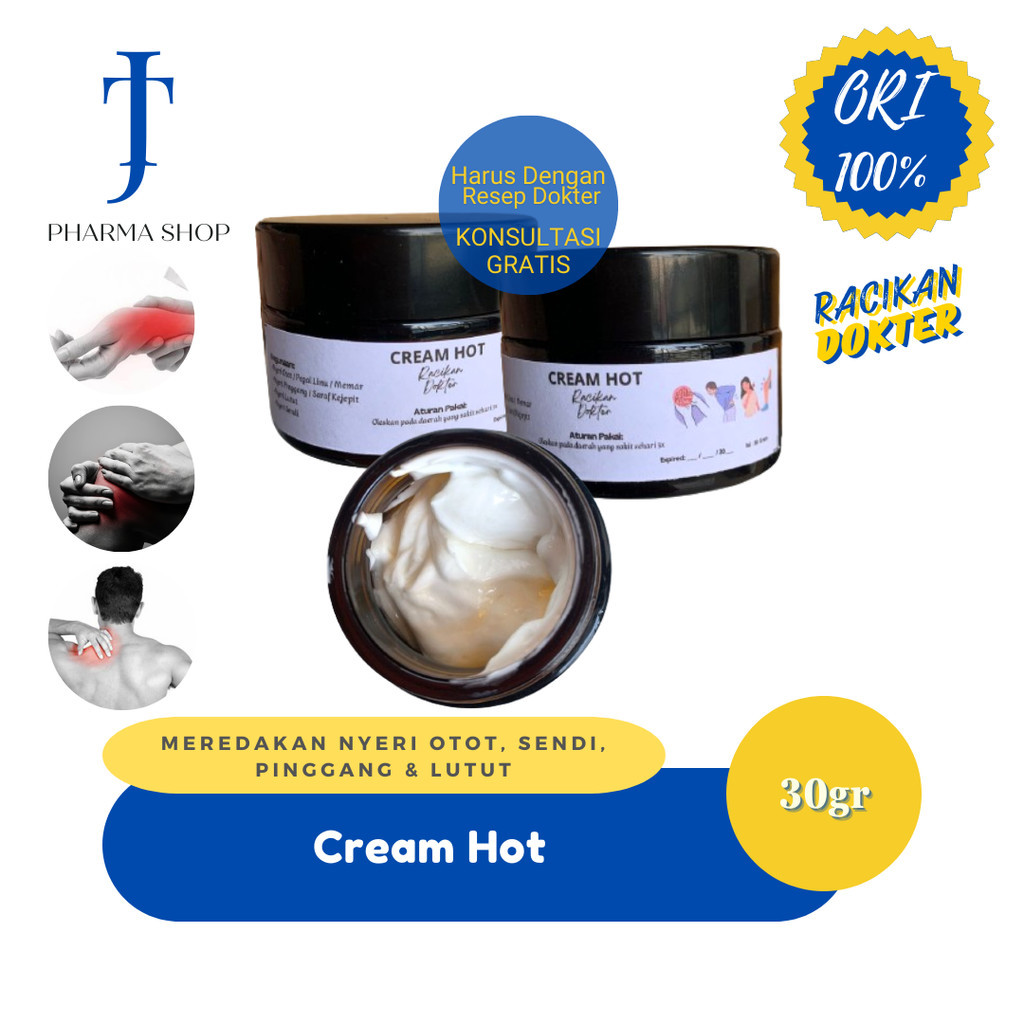 Jual Cream Hot Obat Krim Pegal Linu Nyeri Sendi,Sakit Lutut,Pinggang ...