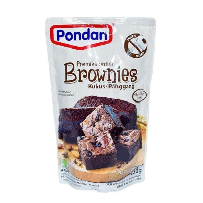 Jual PONDAN BROWNIES KUKUS PREMIX 230 GR | Shopee Indonesia