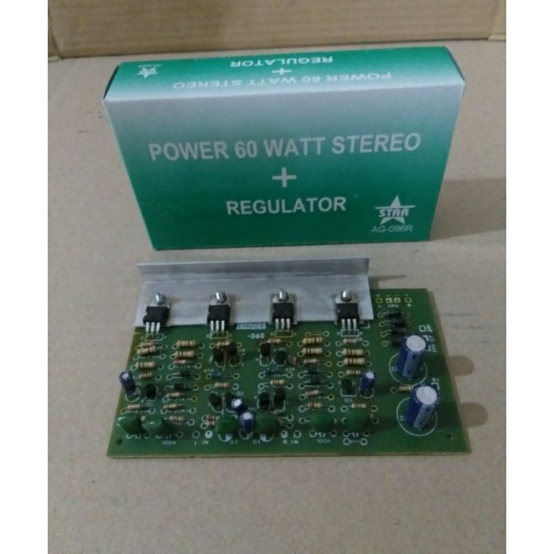 Jual Kit Power Amplifier 60W Stereo Plus Regulator Ag-096R Star Product ...