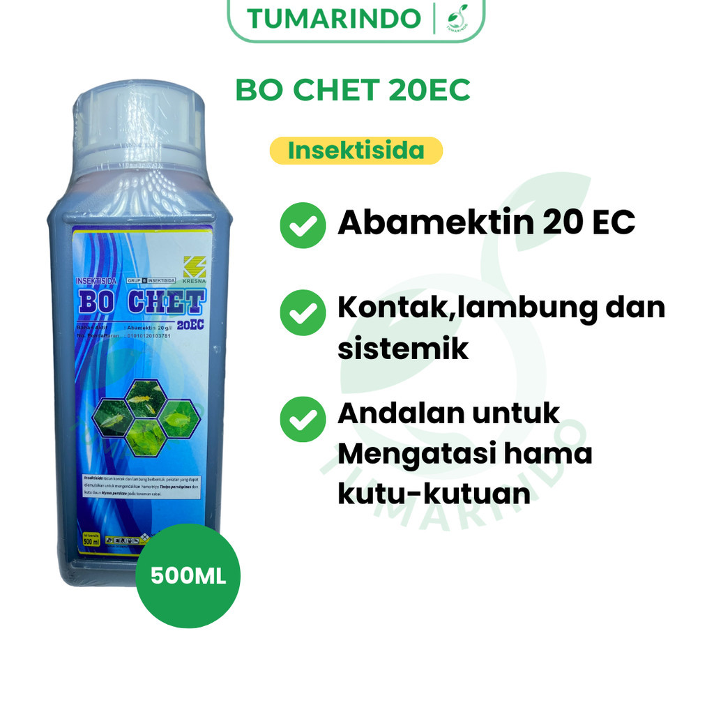 Jual Bo Chet 20EC 500ML Abamektin Insektisida Mengatasi Hama Trips Ulat ...