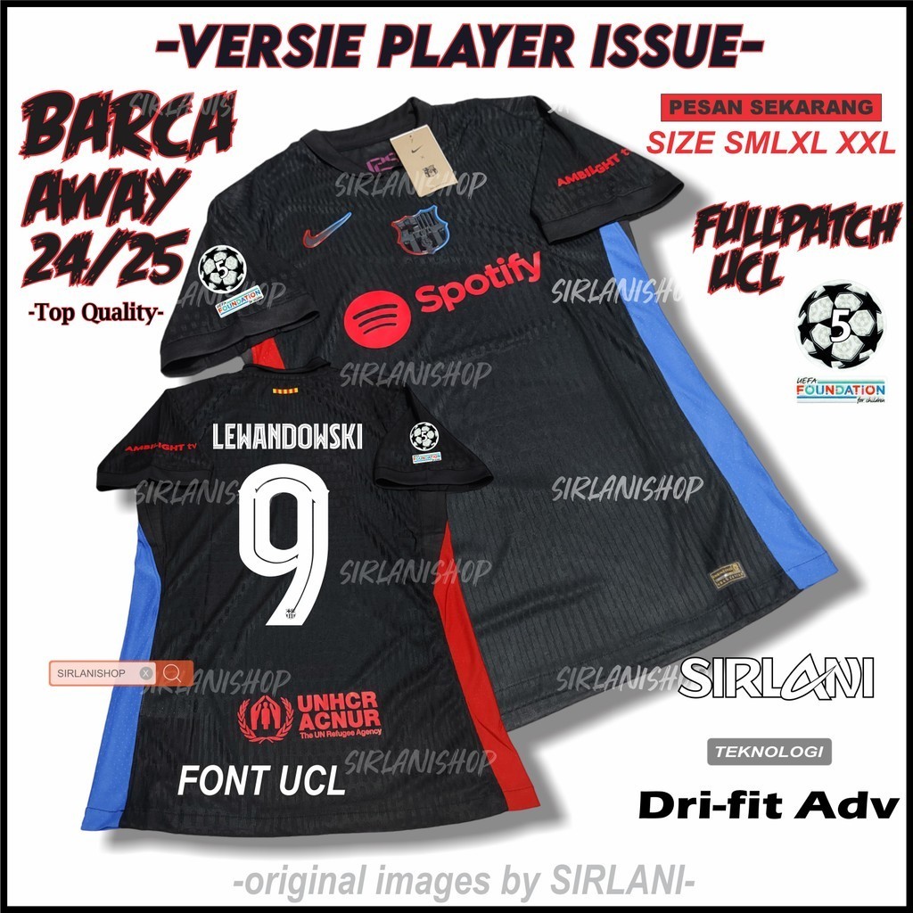 Jual PLAYER ISSUE BARCA AWAY TERBARU MUSIM 2024 2025 BARCELONA AWAY NEW ...