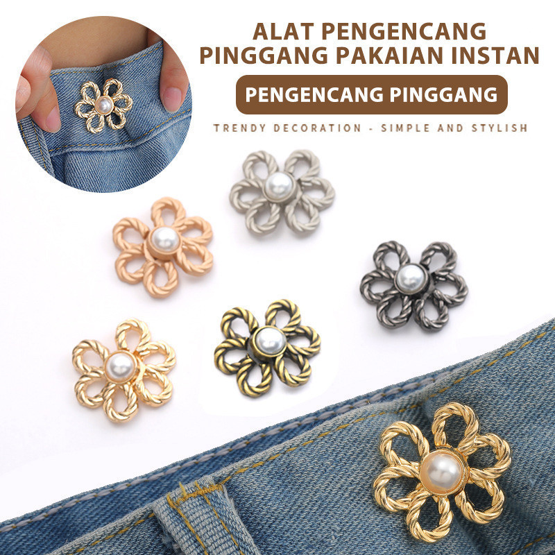 Jual Kancing Jeans Kait, Kancing Jeans Adjustable, Pengecil Pinggang ...
