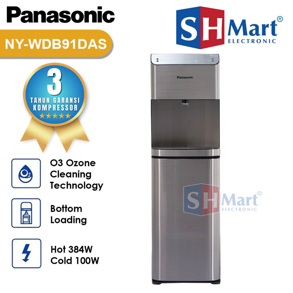 Jual DISPENSER GALON BAWAH PANASONIC NY-WDB91DAS TOUCHLESS SENSOR 384 ...