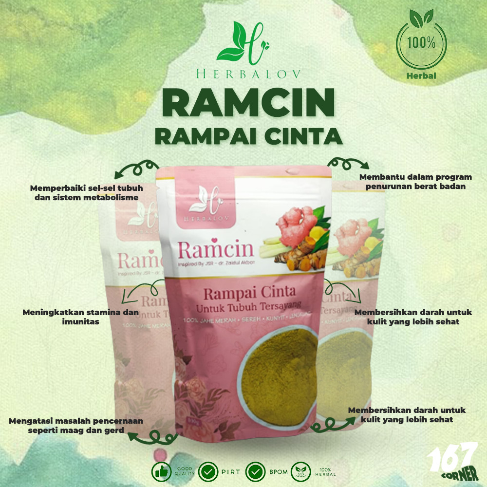 Jual RAMCIN HERBALOV-PELANGSING BERAT BADAN - Resep sehat Inspirasi By ...