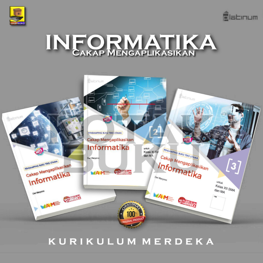 Jual Informatika SMA / Informatika Kelas 10 11 12 SMA / Kurikulum Merdeka / Platinum | Shopee ...