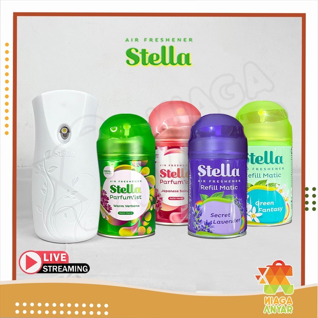 Jual NAS Stella Alat dan Refill Home Matic Air Freshner 160 ml ...