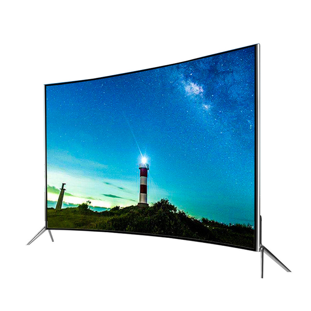 Jual Top 4K UHD Android TV 42 55 65 72 inch curved tv smart led tv with ...