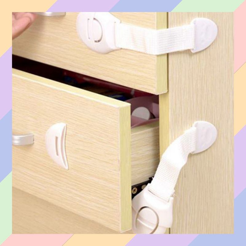 Jual AP95 Pengaman Pintu Lemari TALI LOCK Laci Engsel Perabotan Dari ...