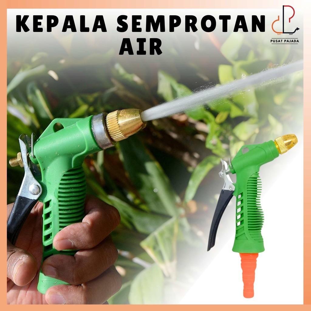 Jual Semprotan Air Taman Kepala Pistol Selang Air Jet Shower Spray Cuci ...