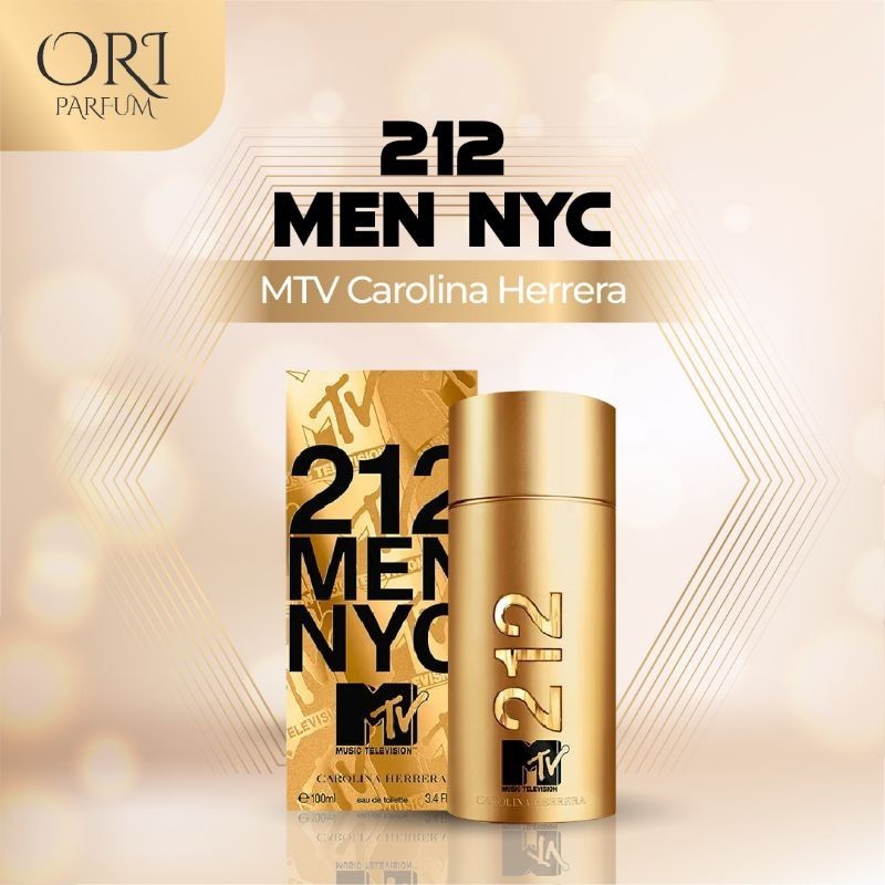 Jual 212 NYC MEN MTV Gold Ori Asli | Shopee Indonesia