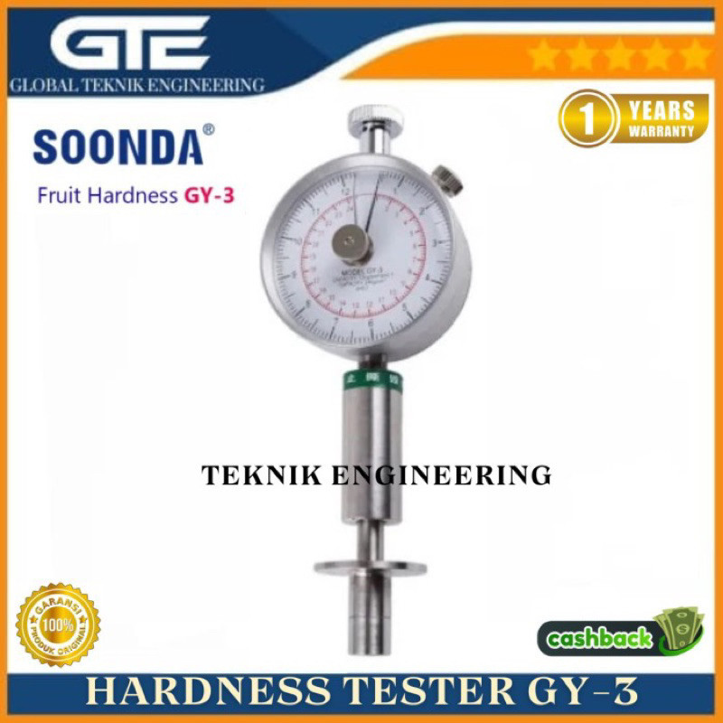 Jual Fruit Penetrometer GY3 Hardness Tester Kekerasan Buah GY-3 ...