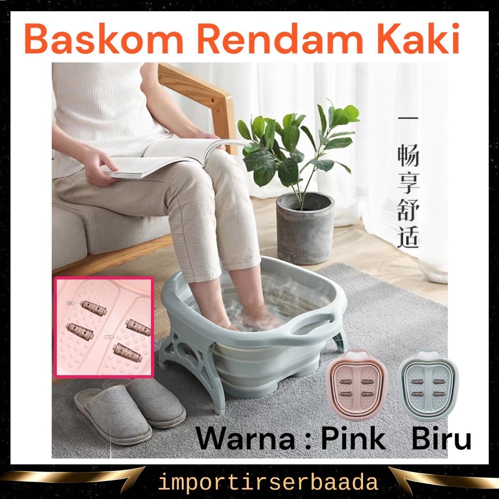 Jual AW34 IMP- C151 Baskom Lipat Rendam Pijat Kaki Refleksi Foldable ...