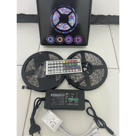 Jual Lampu LED Strip RGB Remot Adaptor Modul Set | Shopee Indonesia