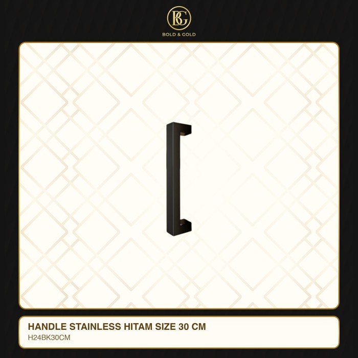 Jual BLACK STAINLESS STEEL PULL HANDLE 30 CM - HANDLE TARIK STAINLESS ...
