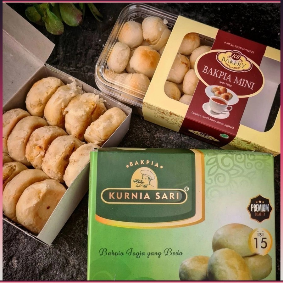 Jual Bakpia Kurnia Sari Oleh-Oleh Asli Jogja Premium Mix Basah Panggang ...