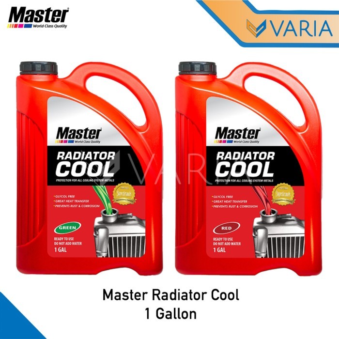 Jual Master Radiator Cool 1 Gallon Cairan Air Radiator Coolant Motor ...