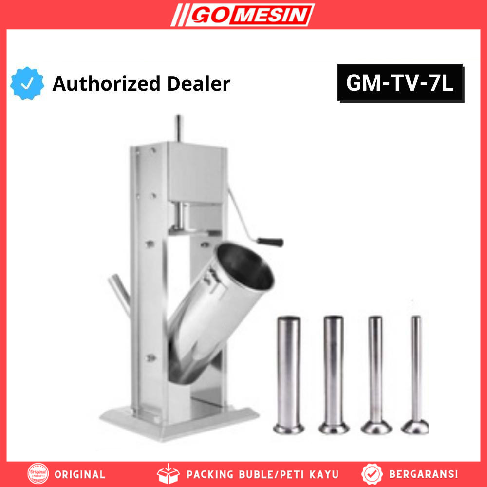 Jual MESIN CETAK SOSIS GOMESIN GM-TV7 SAUSAGE STUFFER CHURROS GARANSI RESMI | Shopee Indonesia