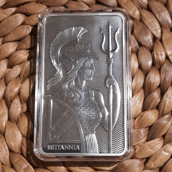Jual LOGAM MULIA PERAK BATANGAN MURNI BRITANNIA 10 OZ THE ROYAL MINT ...