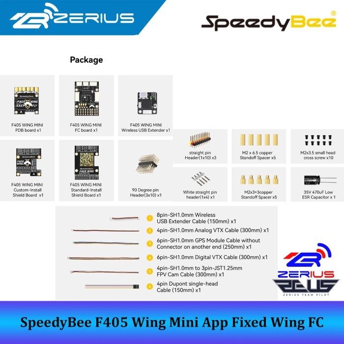 Jual SpeedyBee F405 WING MINI APP Fixed Wing Flight Controller | Shopee ...