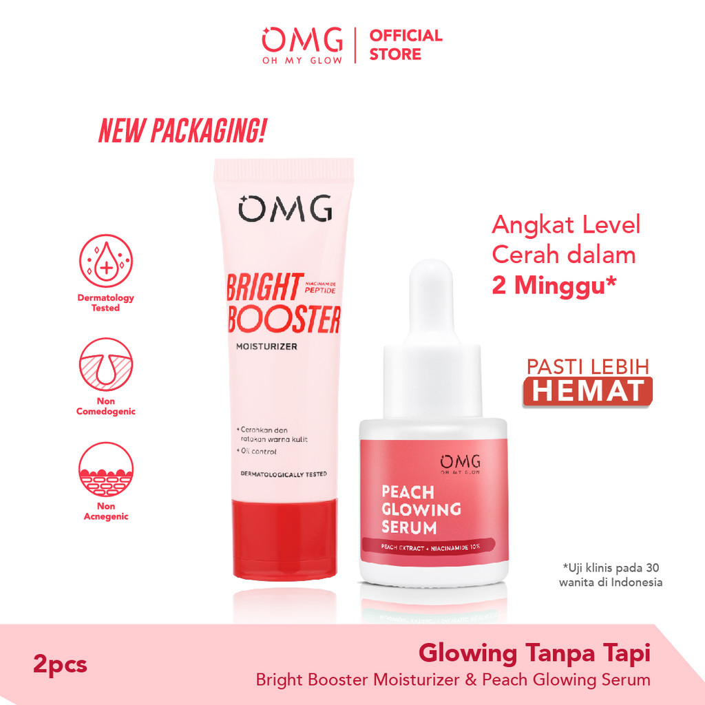 Jual OMG Glowing Tanpa Tapi Starter Kit (Moisturizing + Serum) - Oh My ...