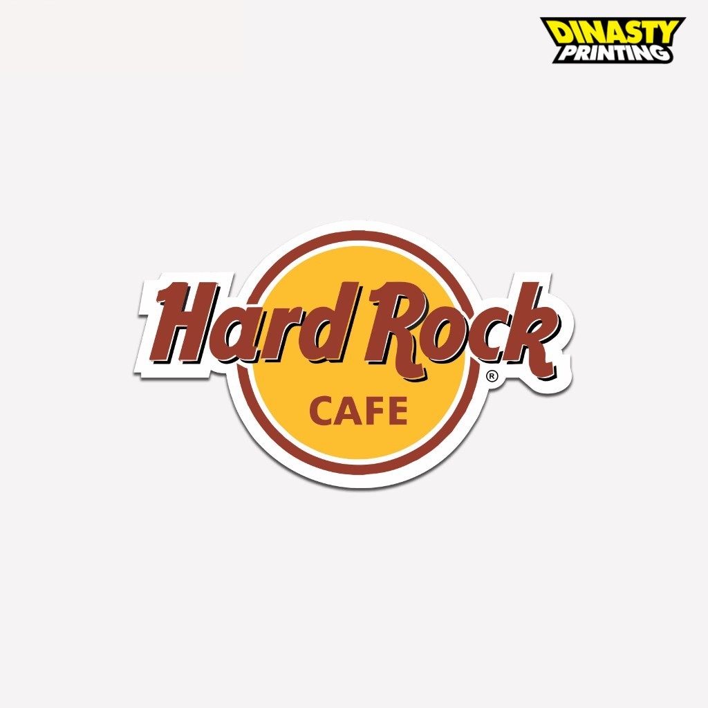 Jual STICKER PRINT CUT HARD ROCK | Shopee Indonesia
