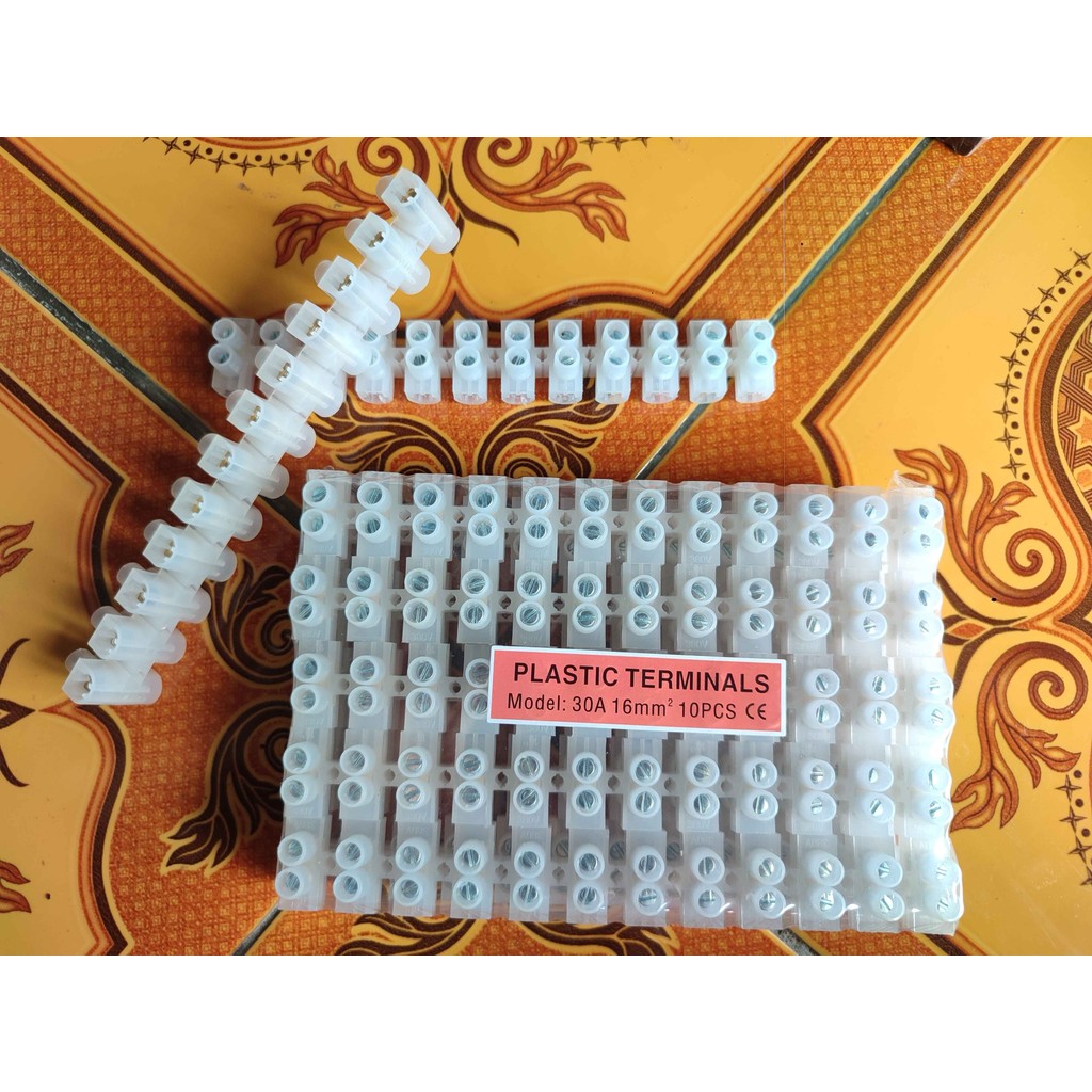 Jual Terminal Krustin Block Blok 30A 16mm 12 PIN Transparan Terminal ...