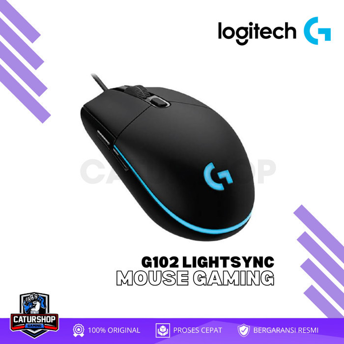 Jual Logitech G102 Mouse Gaming Wired RGB Lightsync with Macro | Shopee Indonesia