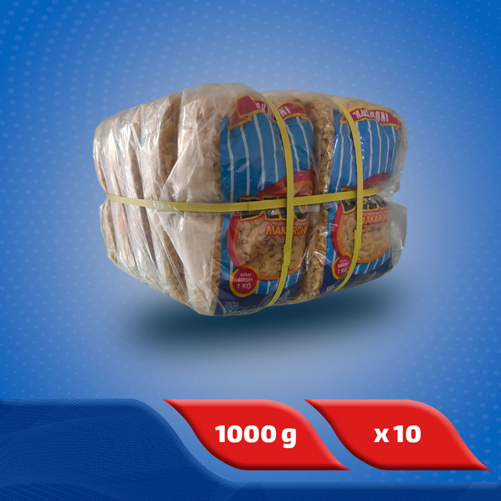 Jual Delon Biru Makaroni Bantat 1 kg x 10 pcs | Shopee Indonesia