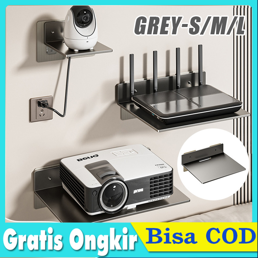 Jual Rak Gantung Projector Dinding Tempat Gantung Tv Modem Remote Wifi ...