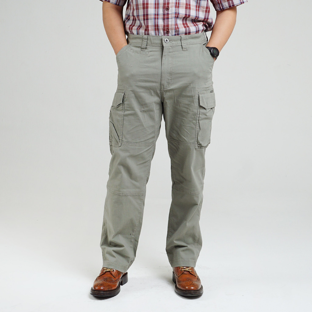 Jual MGee Celana Kargo Panjang Pria Pants Cargo GREG C020 Light Green ...