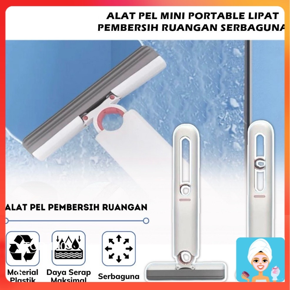 Jual [ML] ALAT PEL MINI PORTABLE MOP / KAIN PEL SPONS BUSA PENYERAP AIR ...