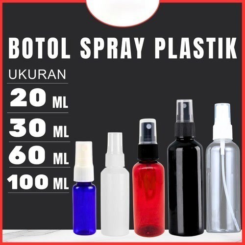 Jual Botol Spray 20ml 30ml 60ml 100ml Amber Biru Hitam Bening ...