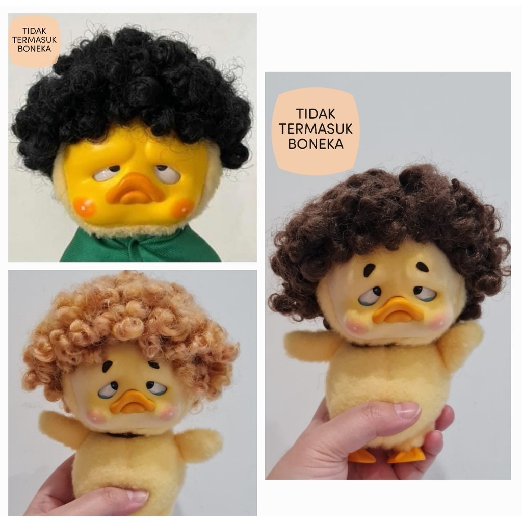 Jual READY WIG FOR UPSET DUCK//AKSESORIES WIG BONEKA UPSET DUCK//WIG ...