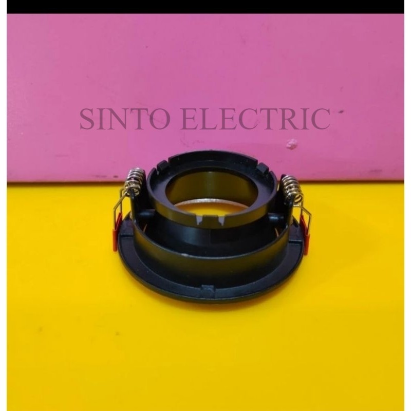 Jual CIVILITE CVL-1B Kap lampu mr16 downlight trimless black hitam ...