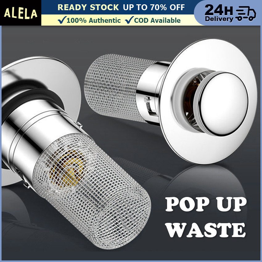 Jual Pop Up Wastafel Afur Kepala Sifon Wastafel Cuci Tangan Stainless ...